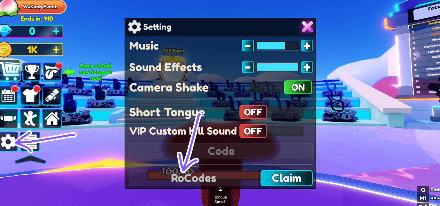 Tongue Battles Codes (February 2026) - RoCodes